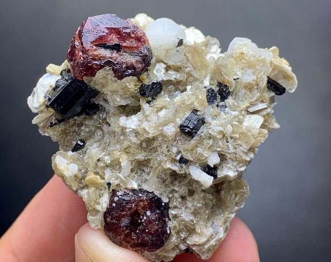 15 Grams Stunning Red Almandine Garnet Crystal, Almandine Garnet ...