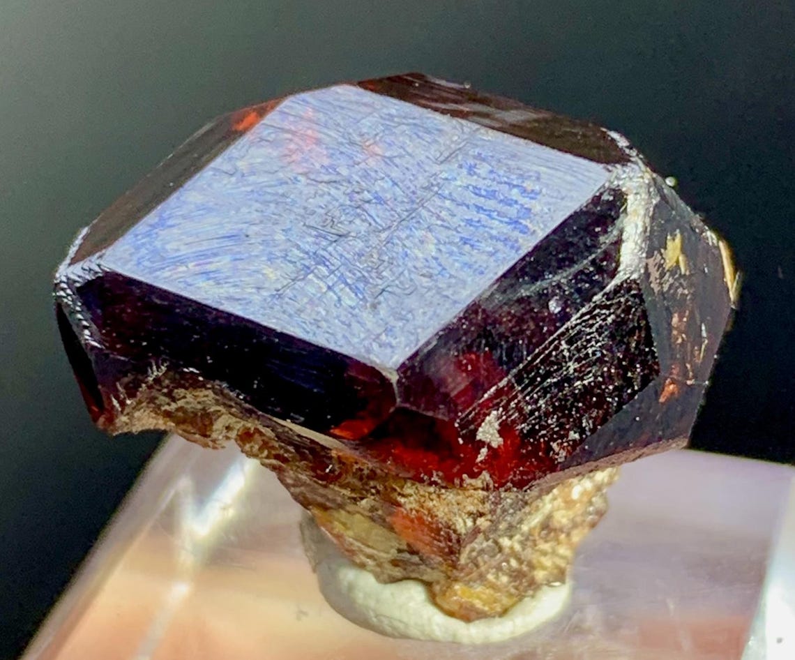 Stunning Red Almandine Garnet Crystal, Almandine Garnet Crystal ...