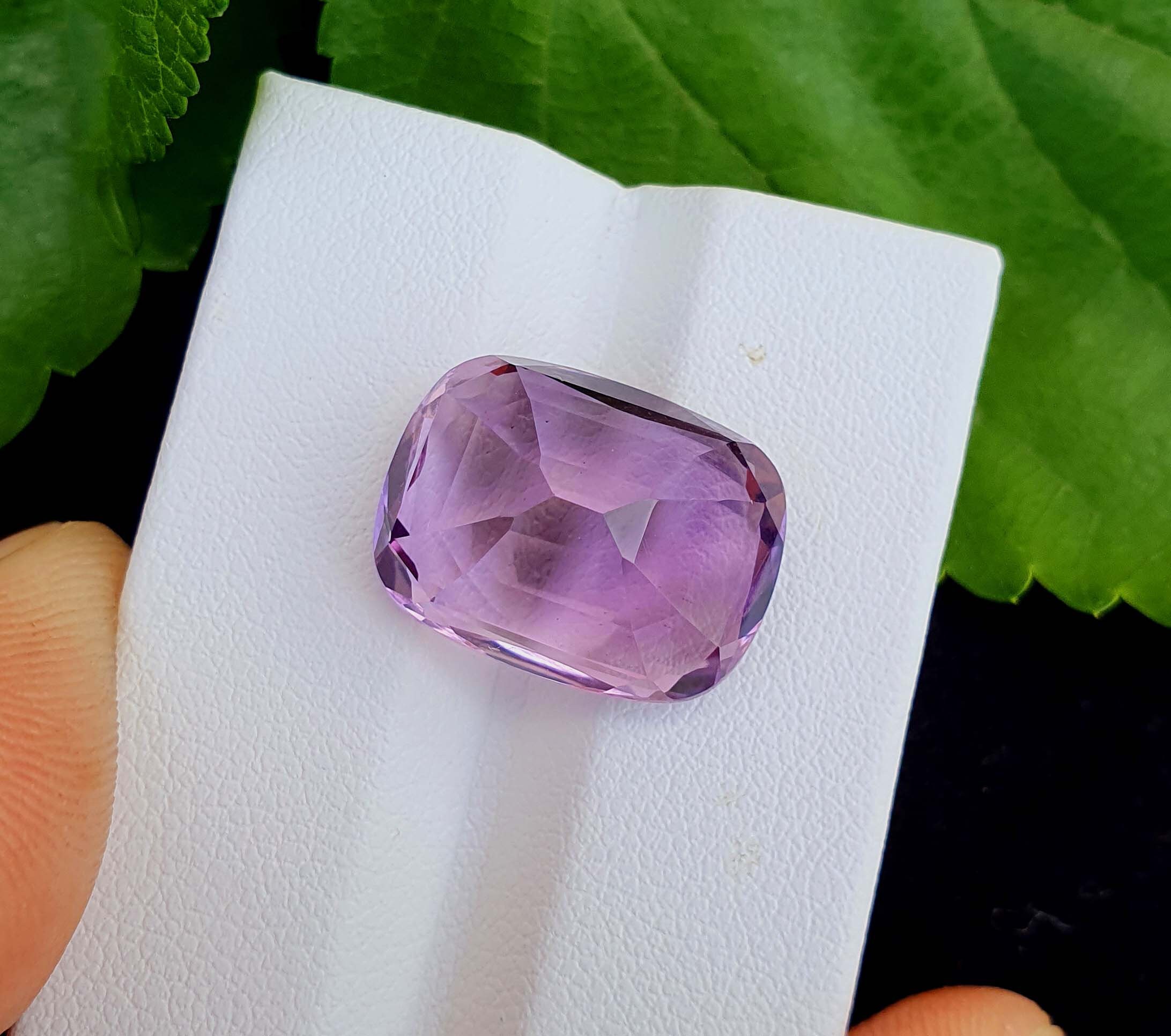 Purple Amethyst Gemstone, Fancy Cut Amethyst Loose Gemstone, Loupe ...