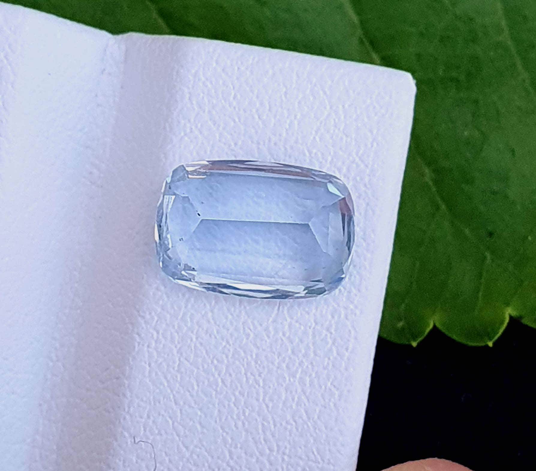 Santa Maria Aquamarine Gemstone. Blue Santa Maria Color Aquamarine ...