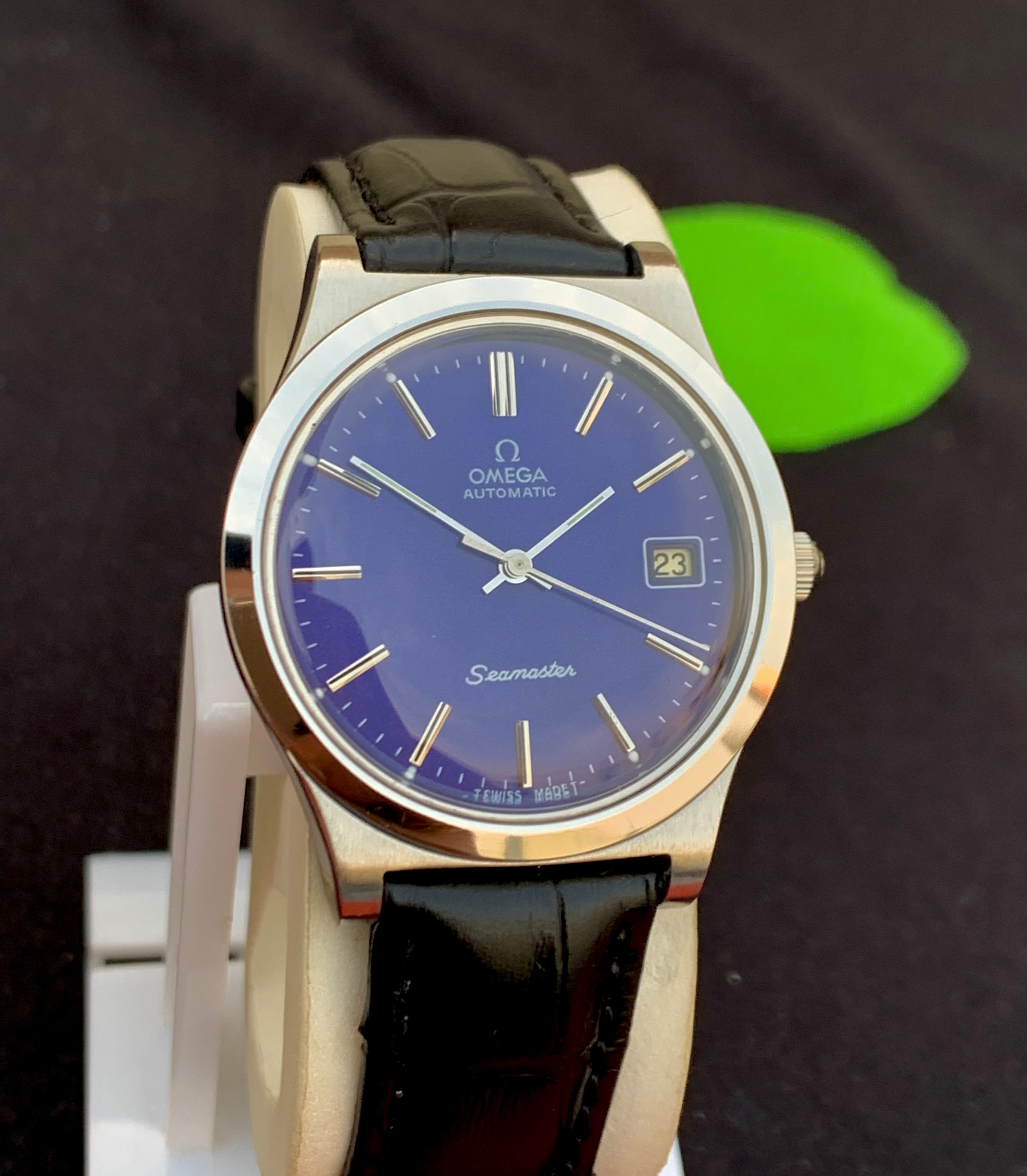 Vintage Omega Seamaster Blue Dail Vintage Automatic English Made ...