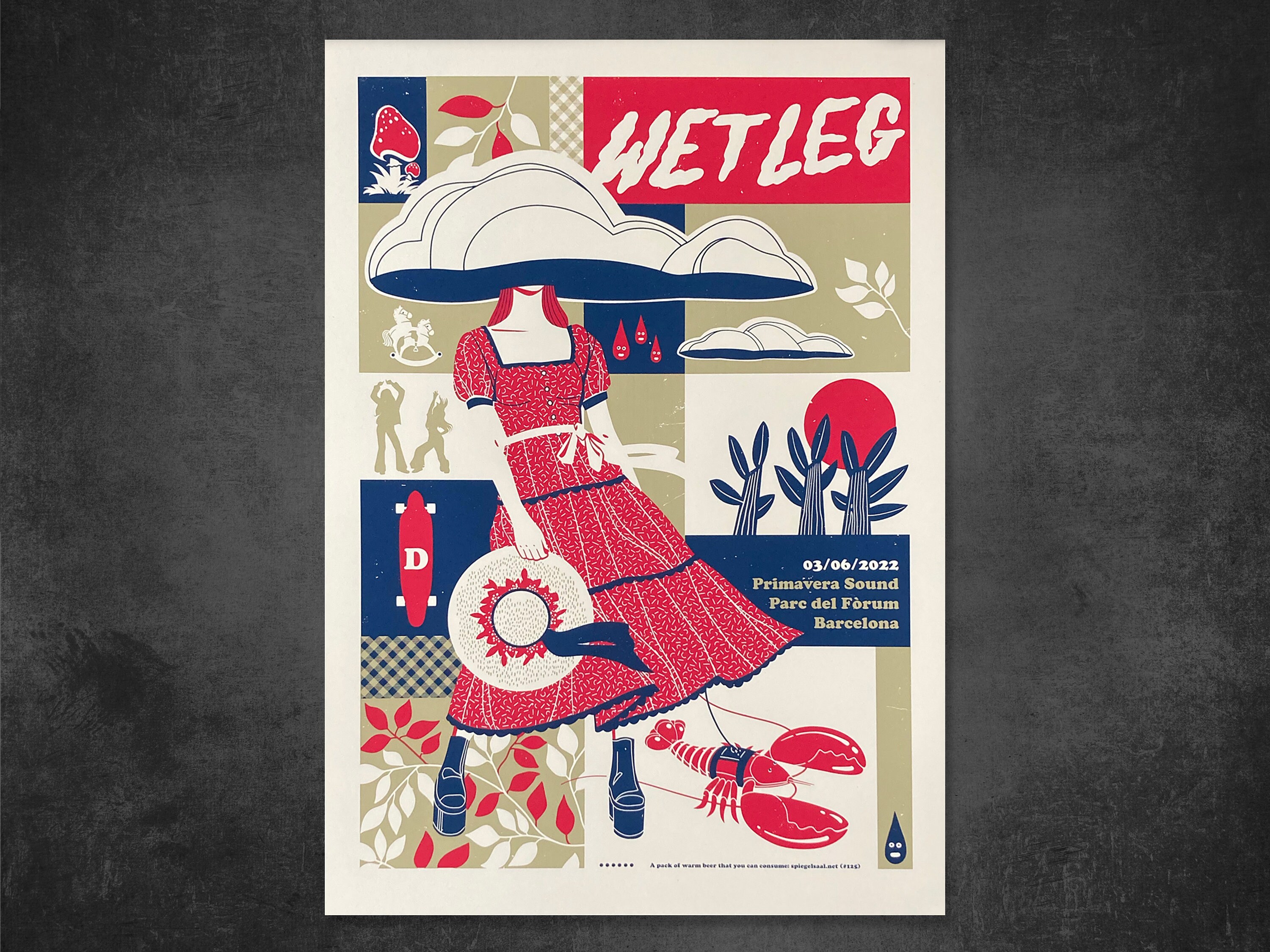 Wet Leg Tour UK 2023 Poster (Und), Wet Leg Rock Band Concert Merch ...