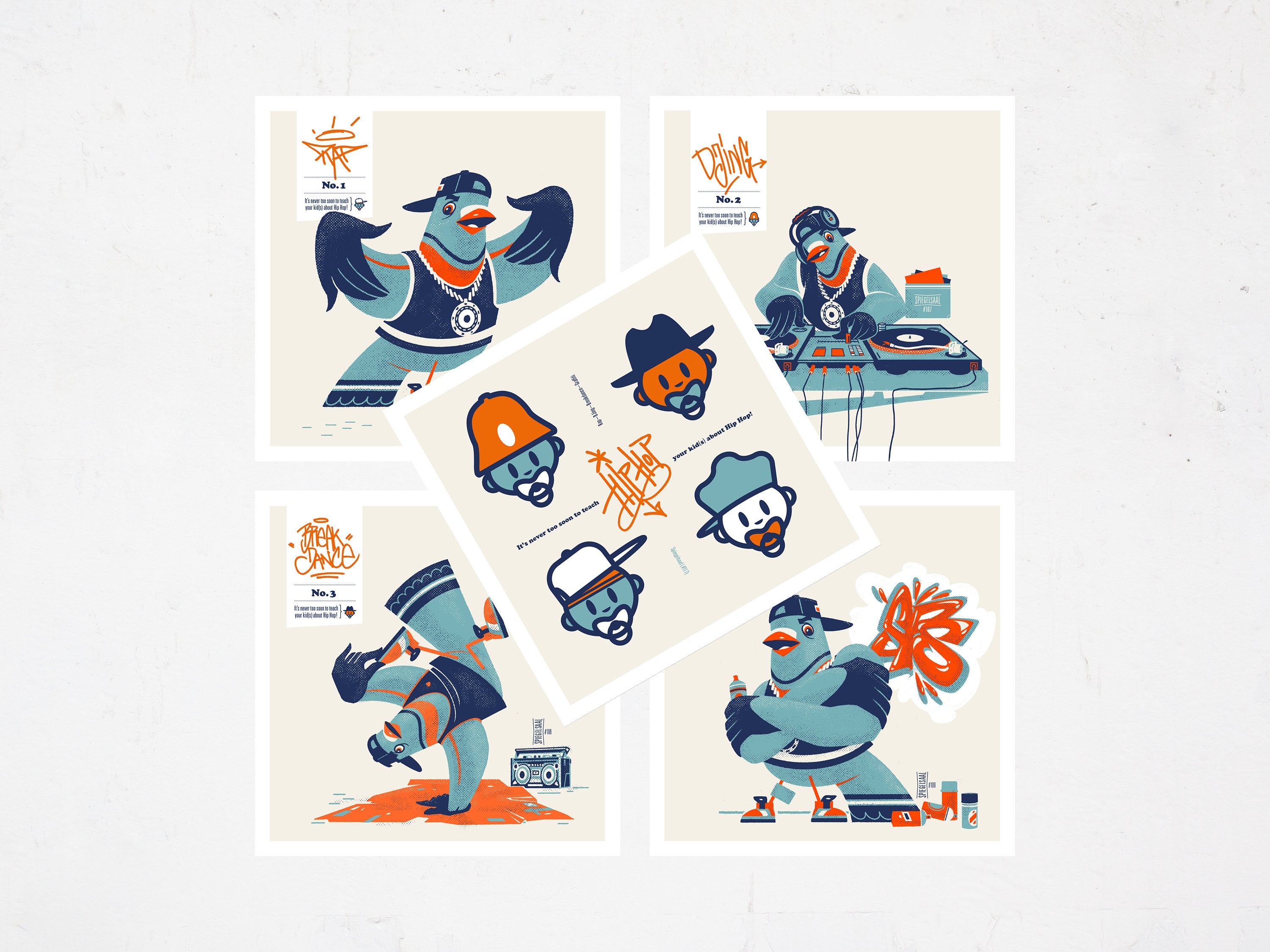 The Four Elements of Hip Hop: Full Set – Doves (=5 Art Prints) - Etsy