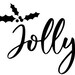 Jolly SVG & JPG Digital Download Cricut Silhouette - Etsy