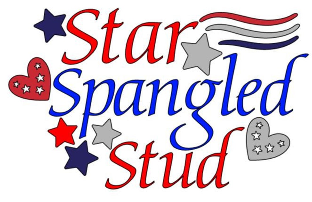 Star Spangled Stud SVG & JPG Digital Download | Cricut | Silhouette - Etsy