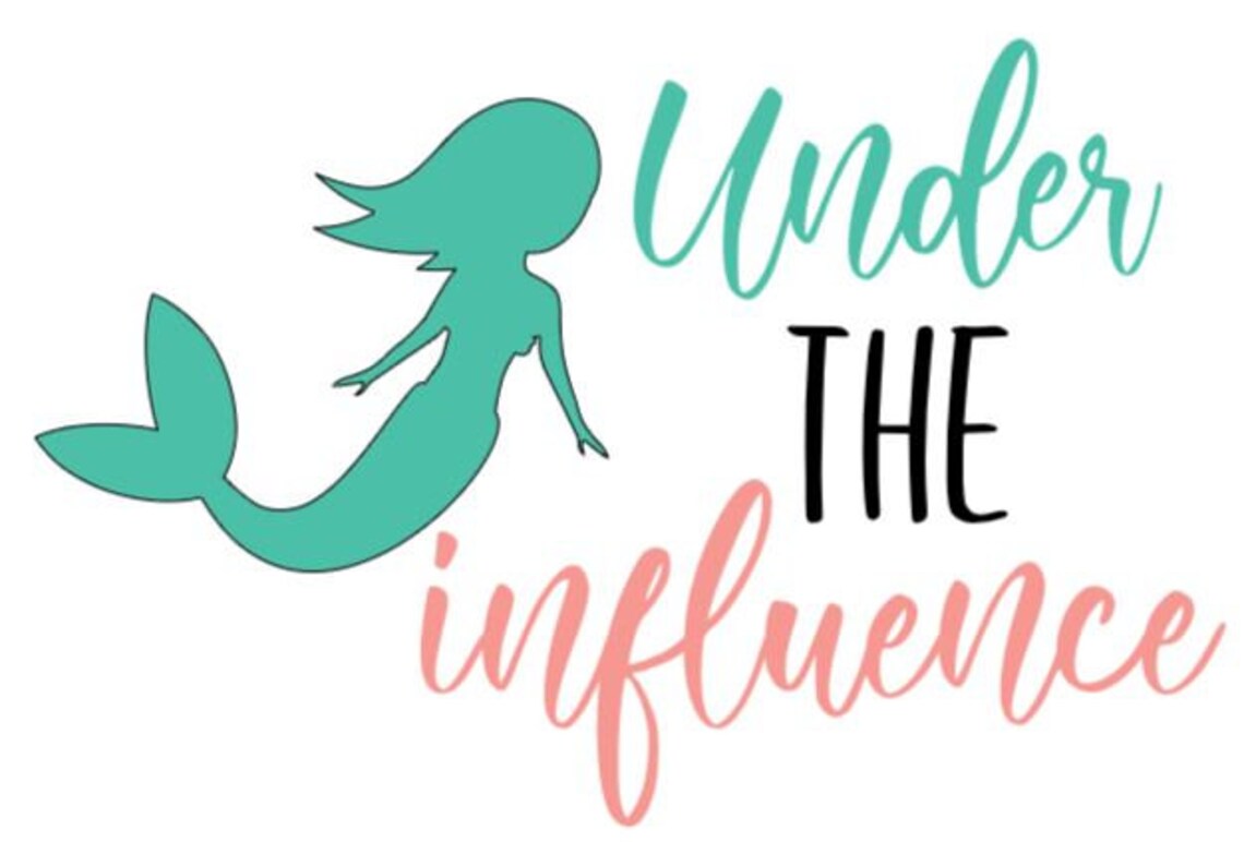 Under the Influence Wine Glass SVG & JPG Digital Download - Etsy