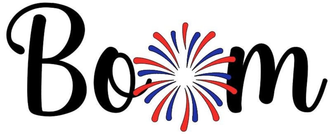 Boom SVG & JPG Digital Download | Cricut | Silhouette - Etsy
