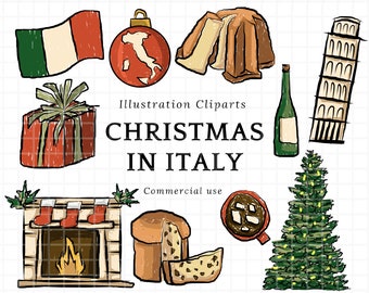 Italy Christmas Png - Etsy