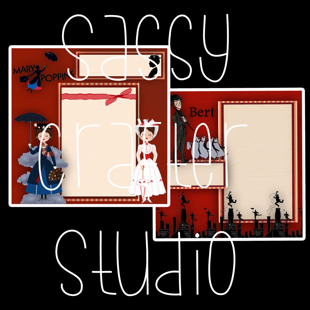 Disney Autograph Book - Mary Poppins Character Set - Premade Pages ...