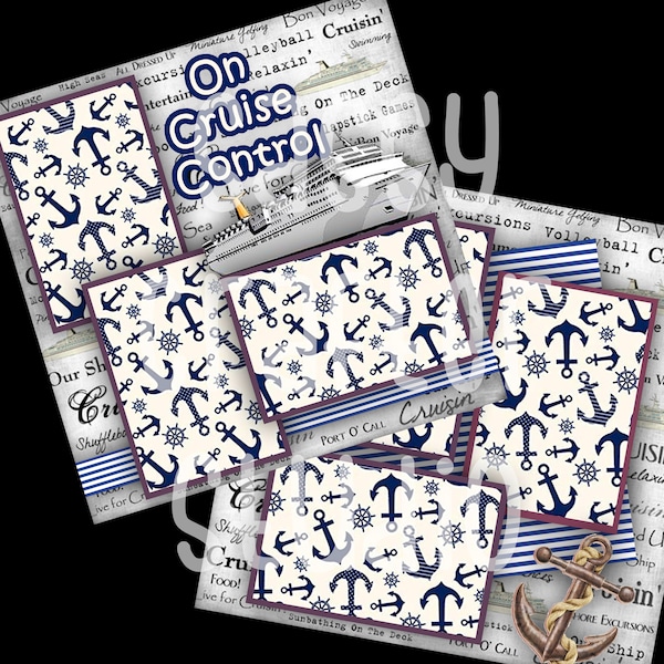 Cruise Paper 12x12 - Etsy