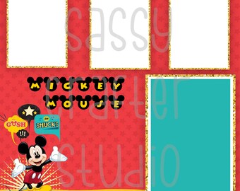 Disney Scrapbook Pages Meet and Greet Winnie the Pooh | Etsy