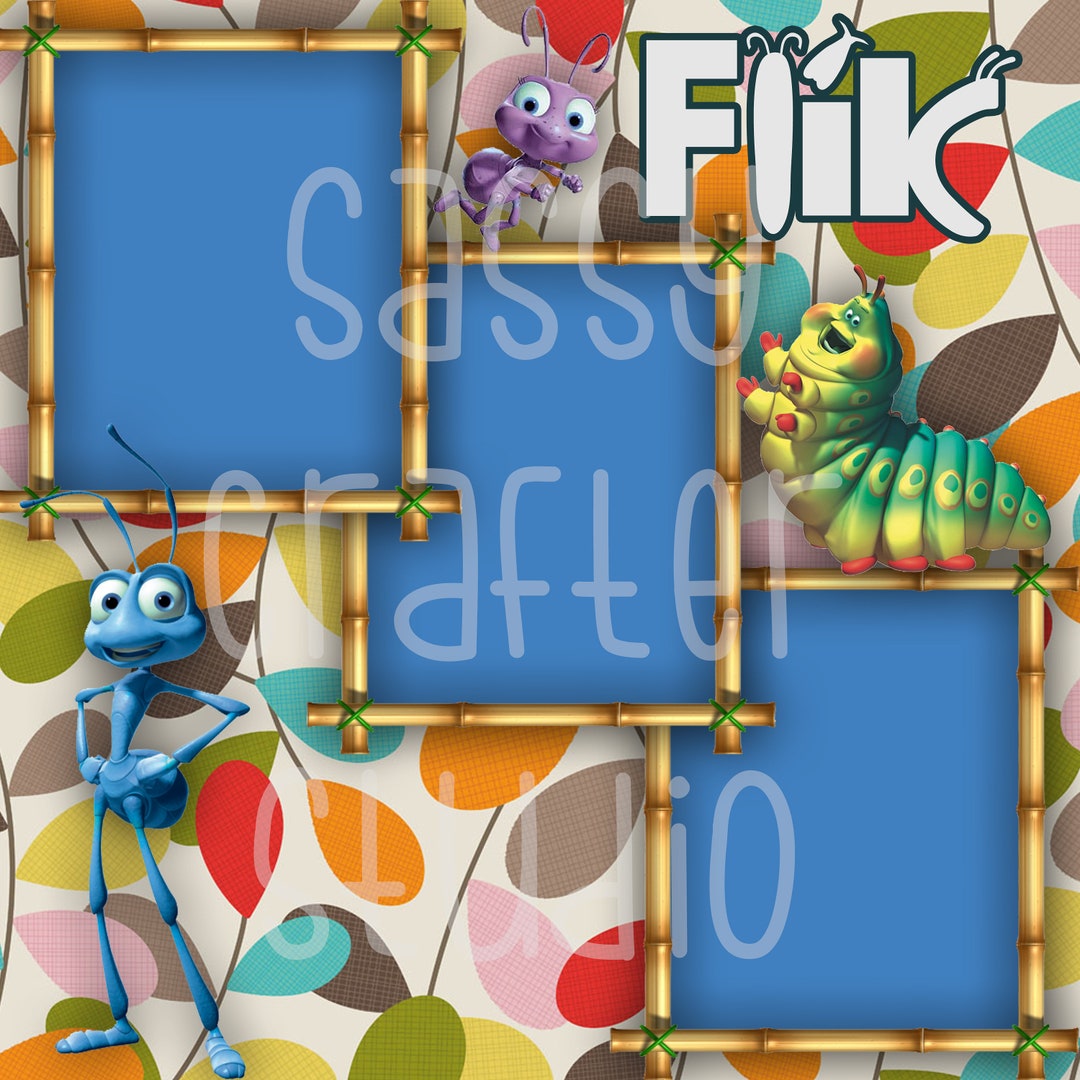 Disney Scrapbook Pages - Meet and Greet - Flik - Readymade Pages ...