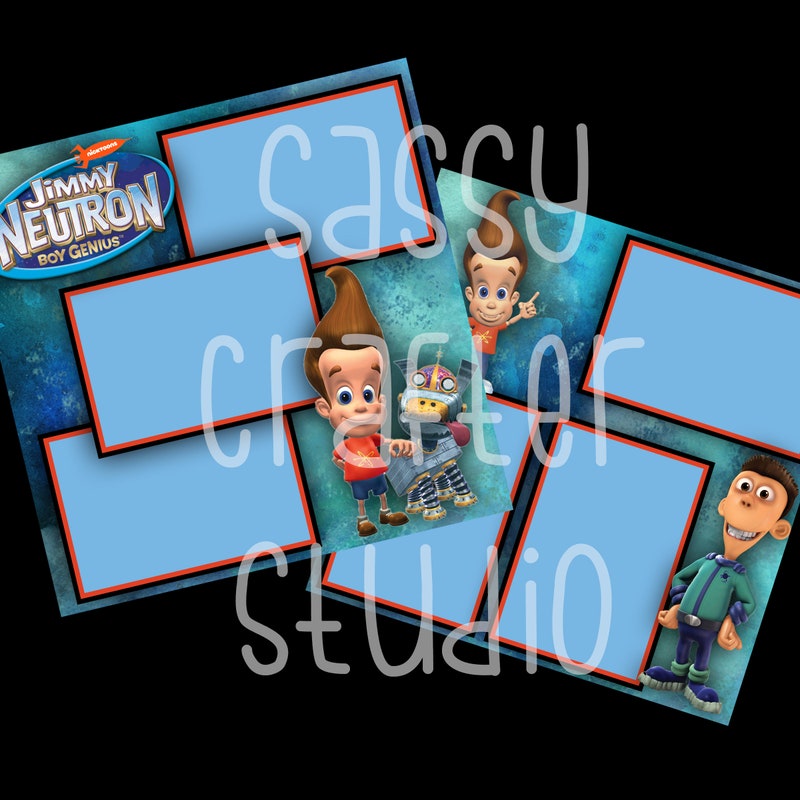 Jimmy Neutron Stickers - Etsy