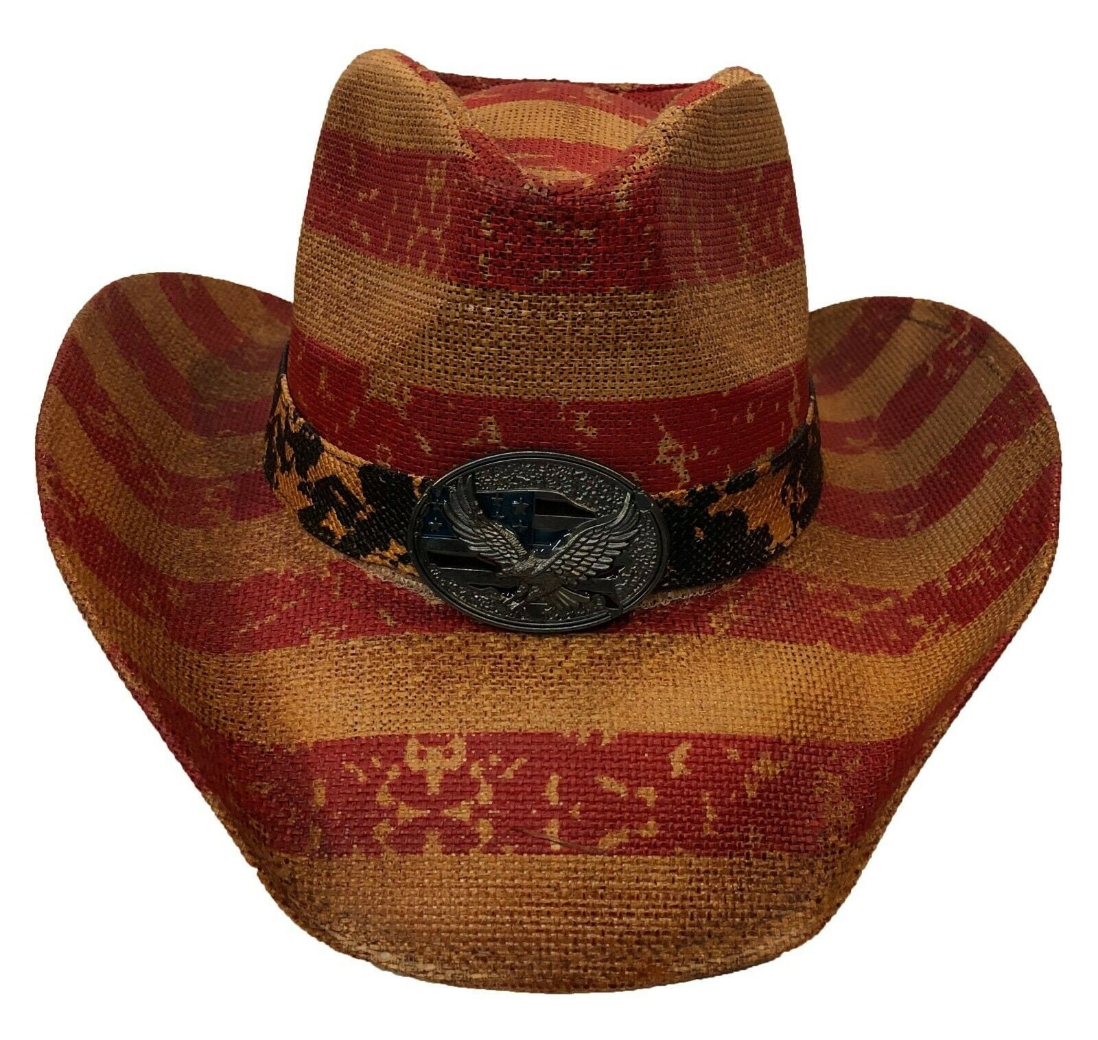 Cowboy Western Fedora Outback Ranger American Flag Bull Metal - Etsy UK