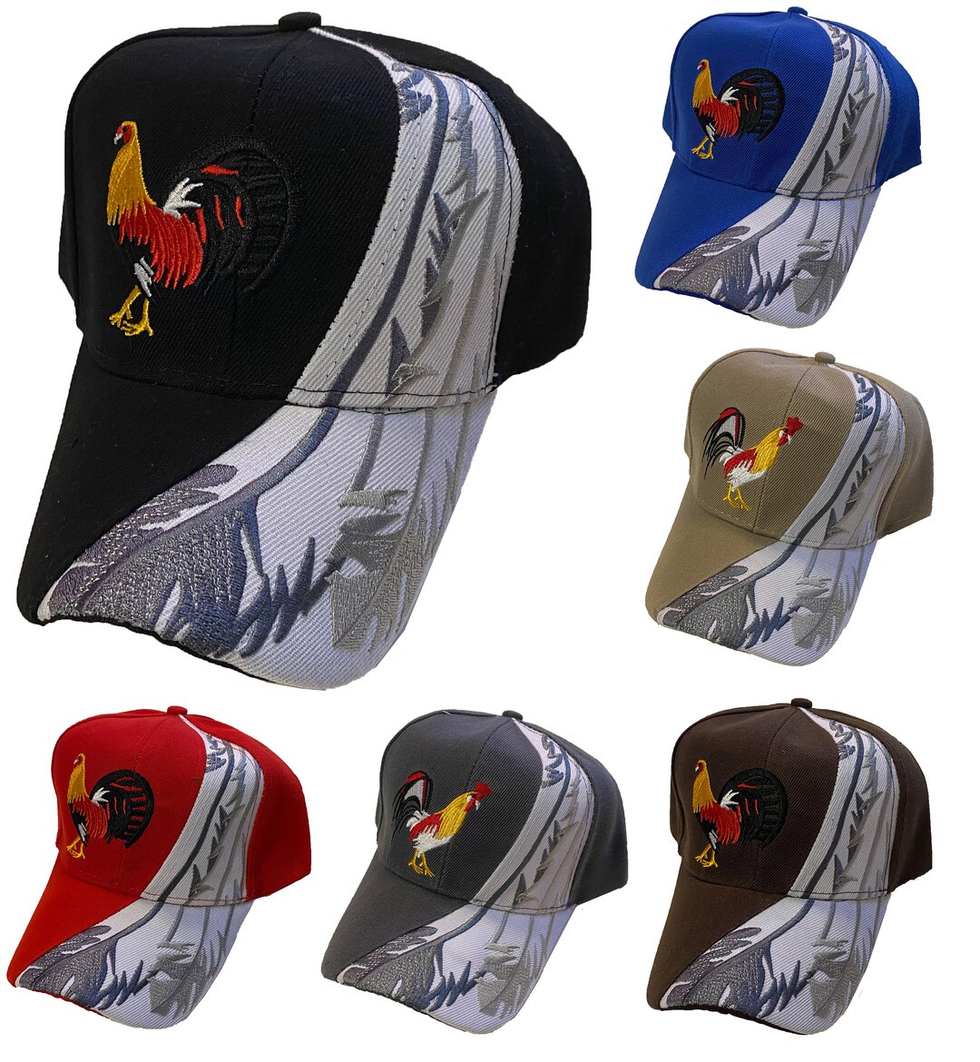 Rooster Chicken Cock Fight Gift Souvenirs Baseball Adjustable - Etsy