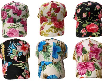 Flower Baseball Cap - Etsy