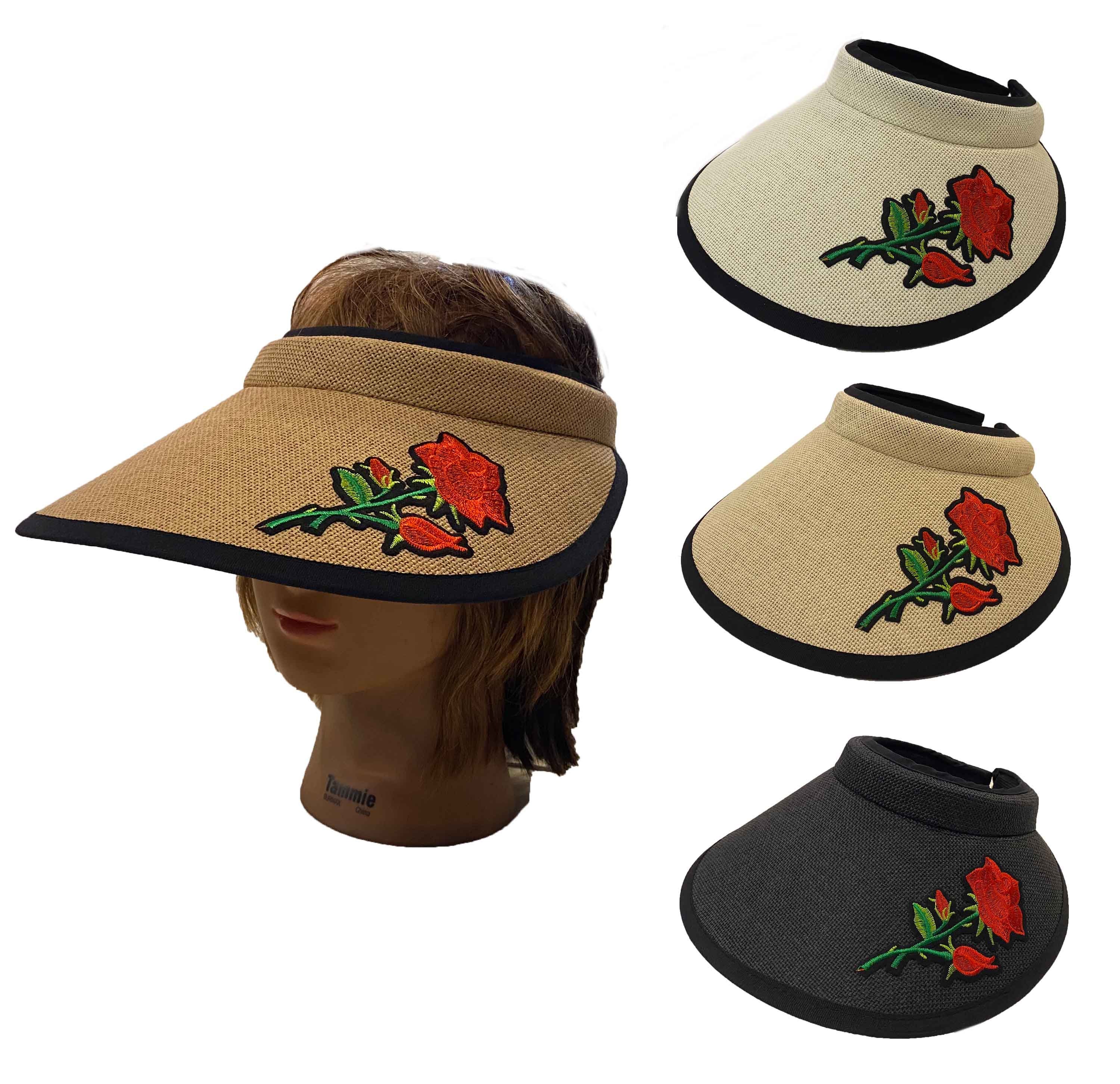 Ladies Women Fashion Large Visor Wide Brim Sun UV Protection | Etsy