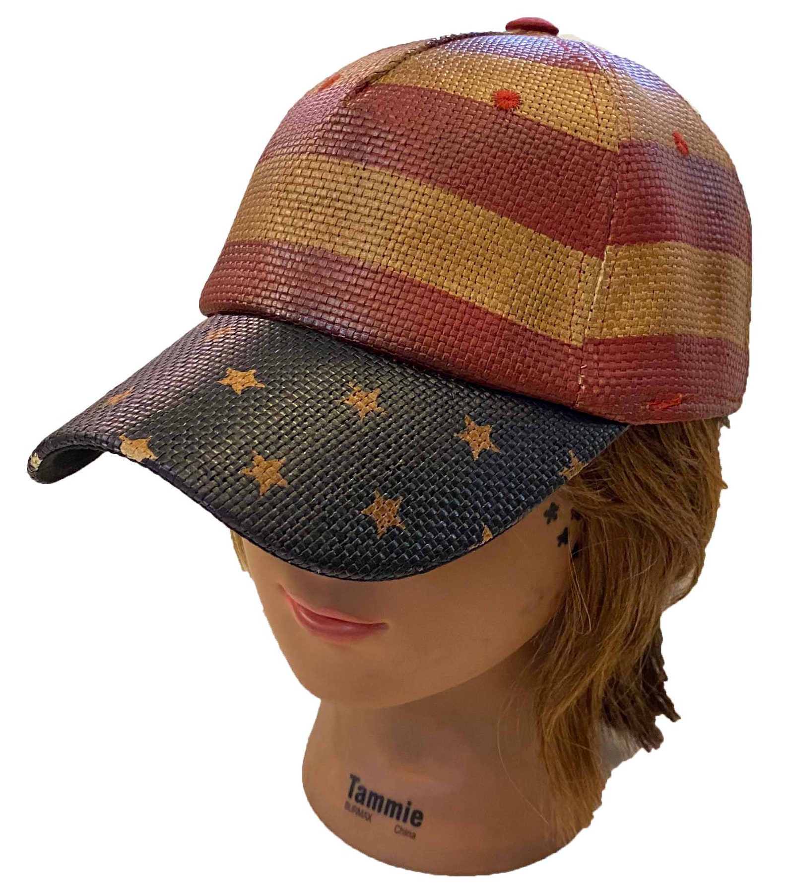 100 % Straw American Flag Patriot Fashion Printed Starw | Etsy