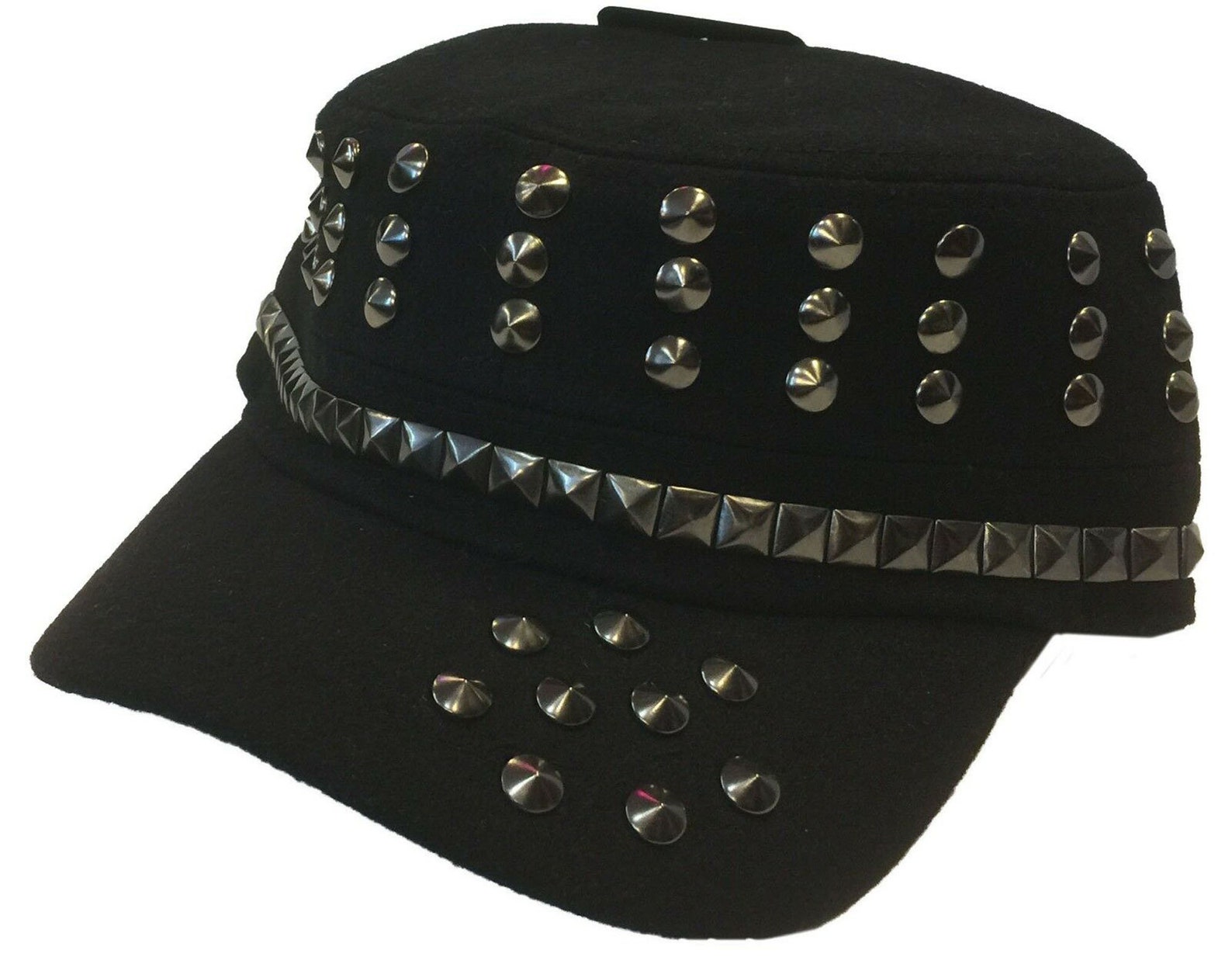 Men Women Cadet Box Cap Army Military Fashion Castro Metal - Etsy