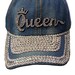 Girl Lady Women Mother Gift Bling Bling Princess Premium Denim Jean Hat ...