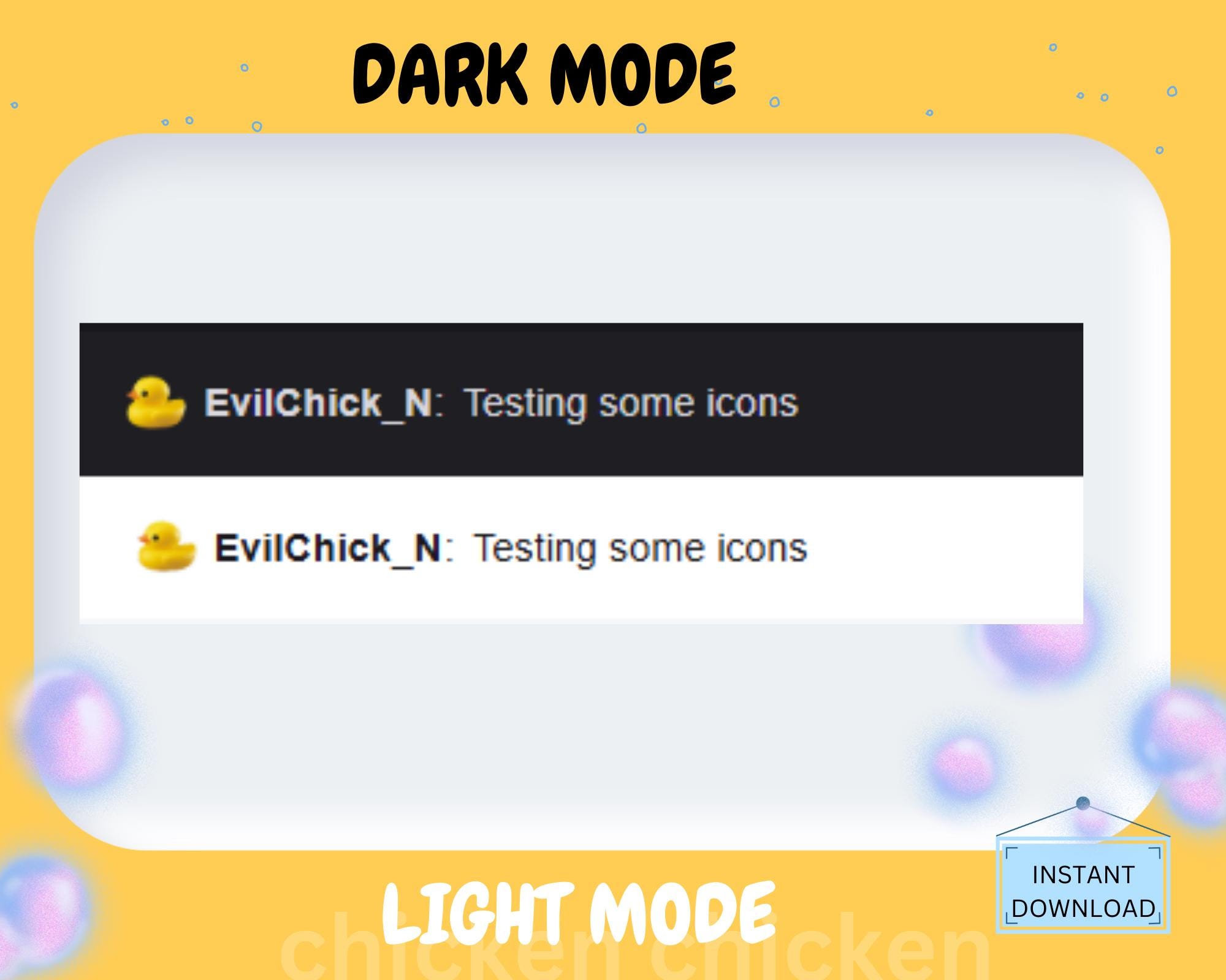 Duck Sub Badges, Duck Badges, Duck Emotes, Cute Sub Badges, Sub Badges ...