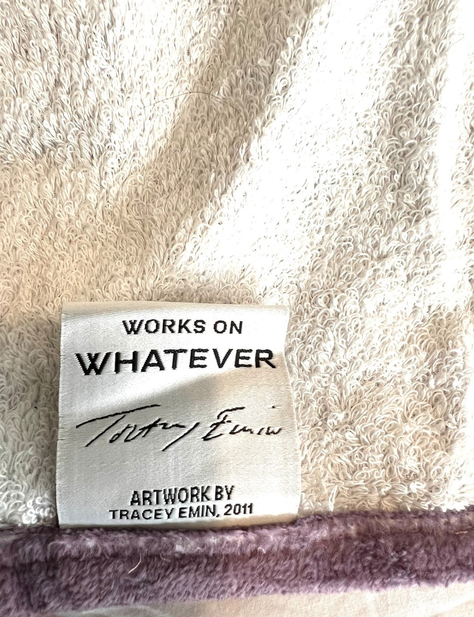 Authentic Tracey Emin Limited Edition Oversized Towel - Etsy