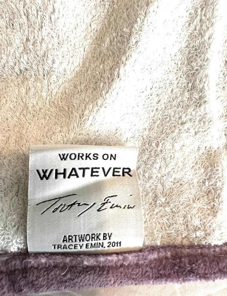 Authentic Tracey Emin Limited Edition Oversized Towel - Etsy