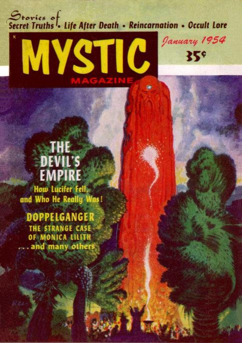 1953 /54 Mystic Magazines Issues 1 to 7 Pdfs Paranormal, Occult, Ufos ...