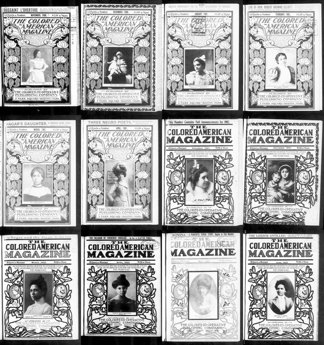 Vintage African-american Culture Magazines 1900-1902 (pdfs) - Etsy