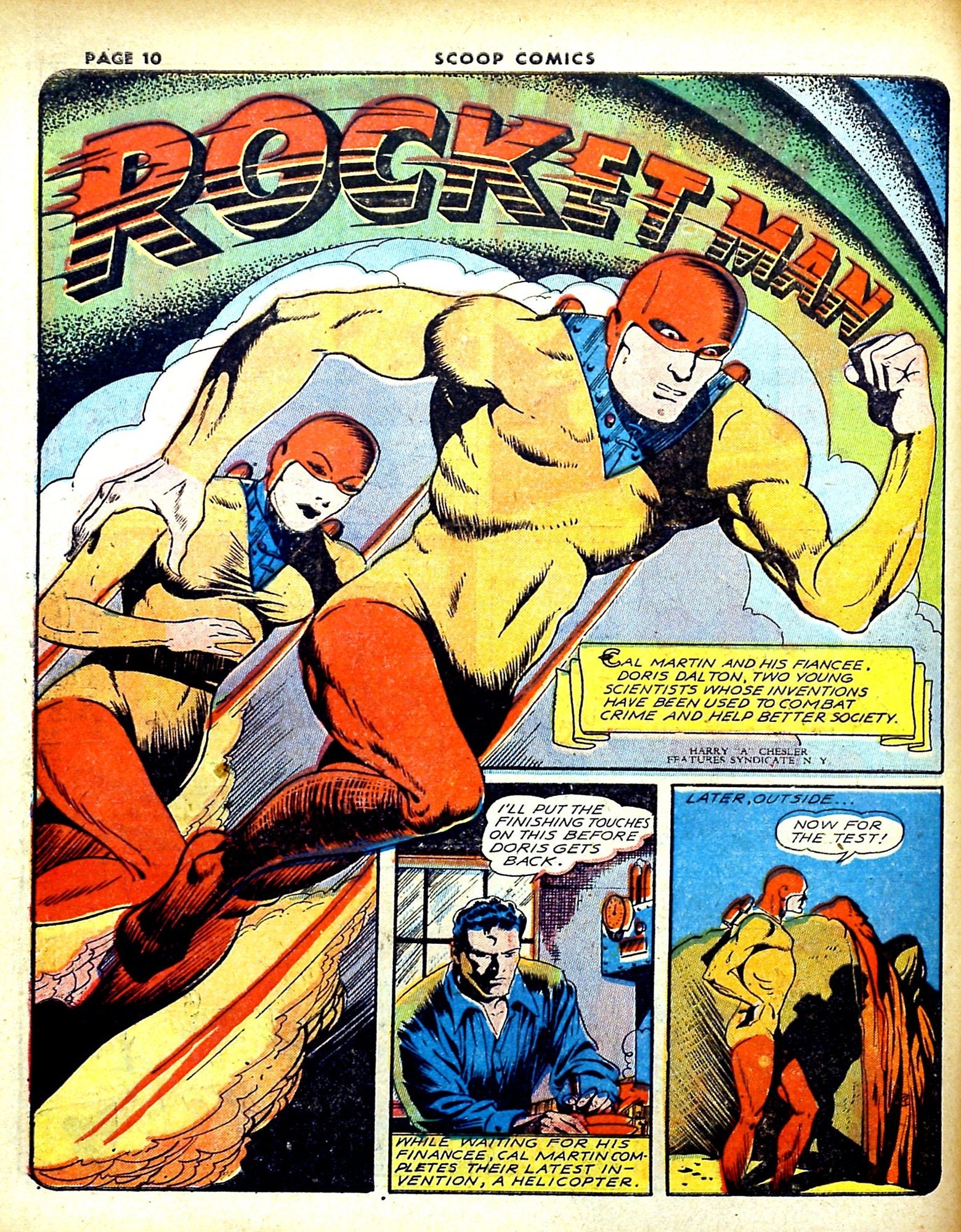 Vintage Rocketman Comic Collection: Golden Age Stories (PDF) - Etsy
