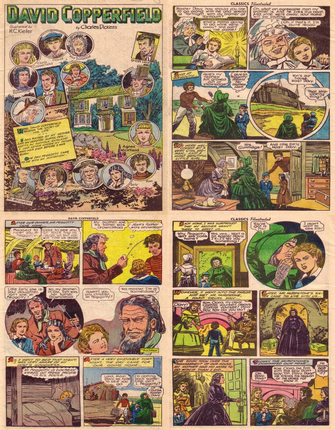 Charles Dickens Illustrated Graphic Novels Oliver Twist - Etsy