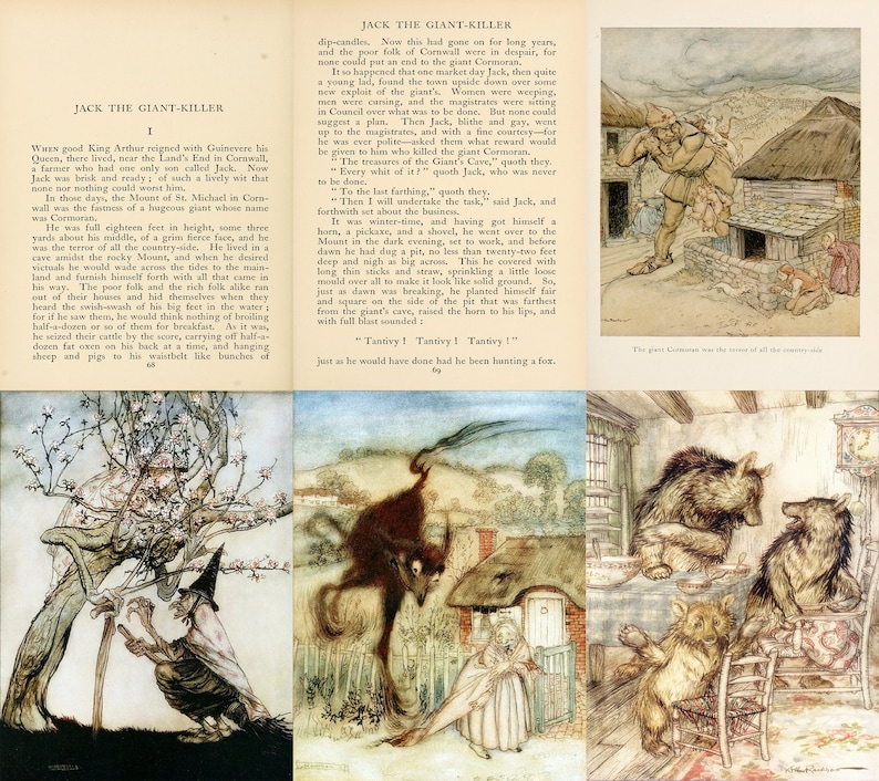 English Fairy Tales, 1918 Illustrated by Arthur Rackham. Classic ...