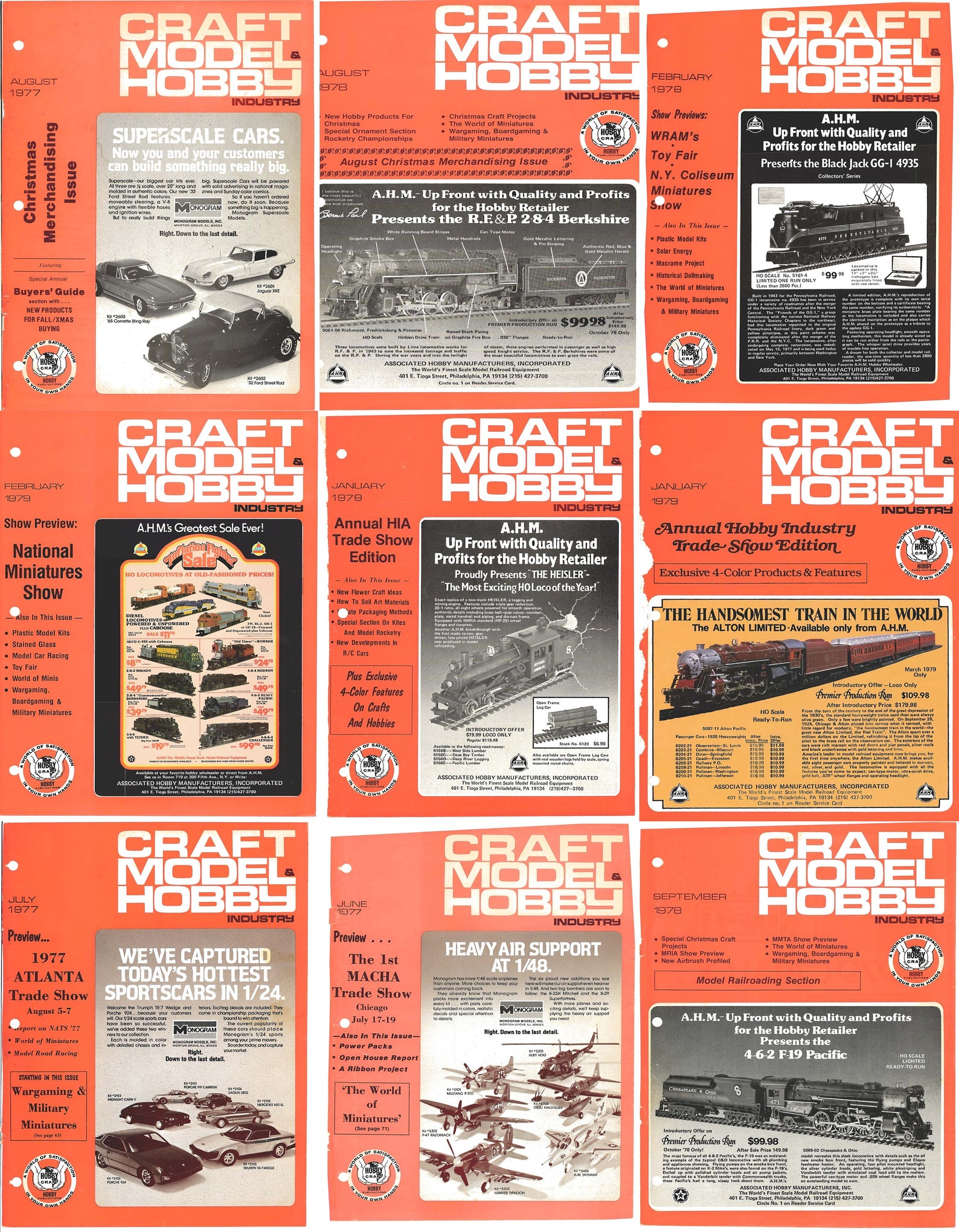 Craft, Model & Hobby Industry Magazines 1977 to 1978, Model Cars ...