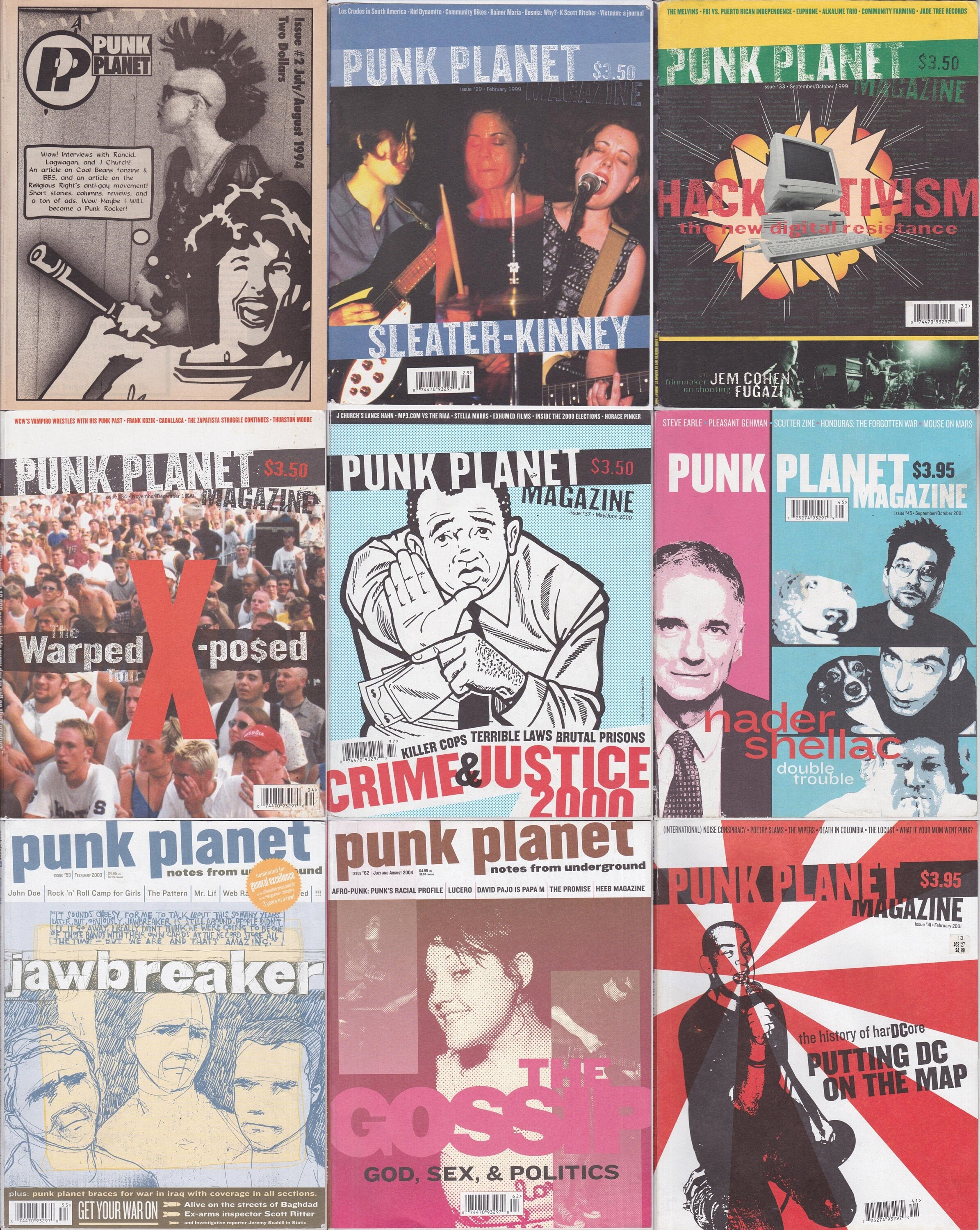 Punk Planet Magazines 74 Issues 80s 90s Mag Punk Rock Etsy UK