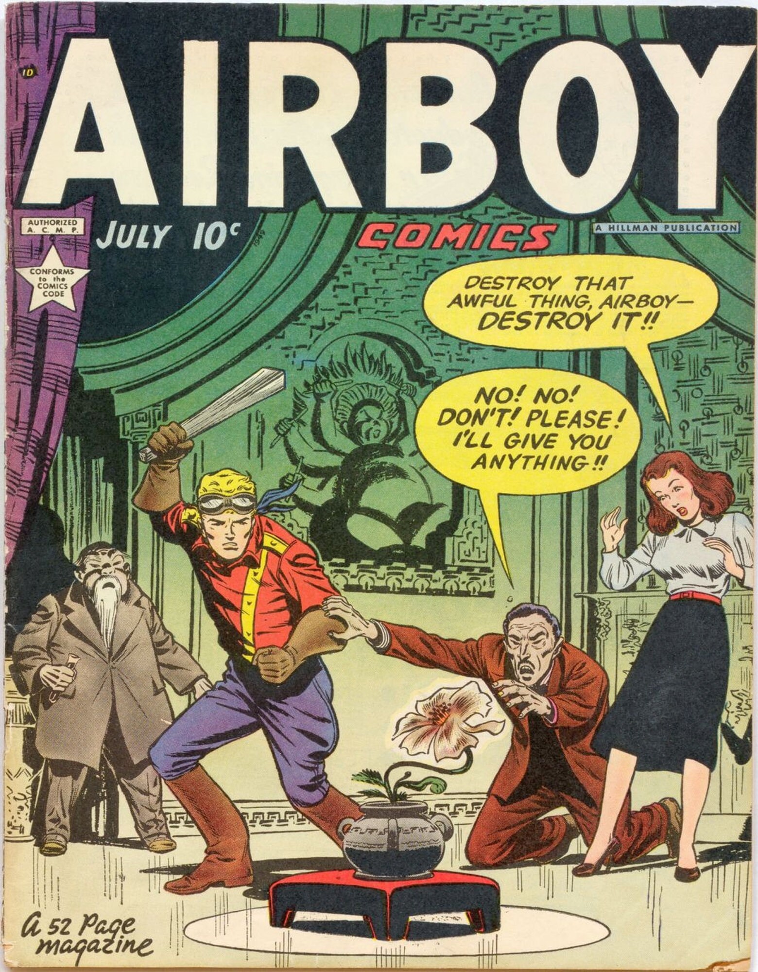 1940s / 1950s Airboy Comic Stories Featured in Air Fighters Comics ...