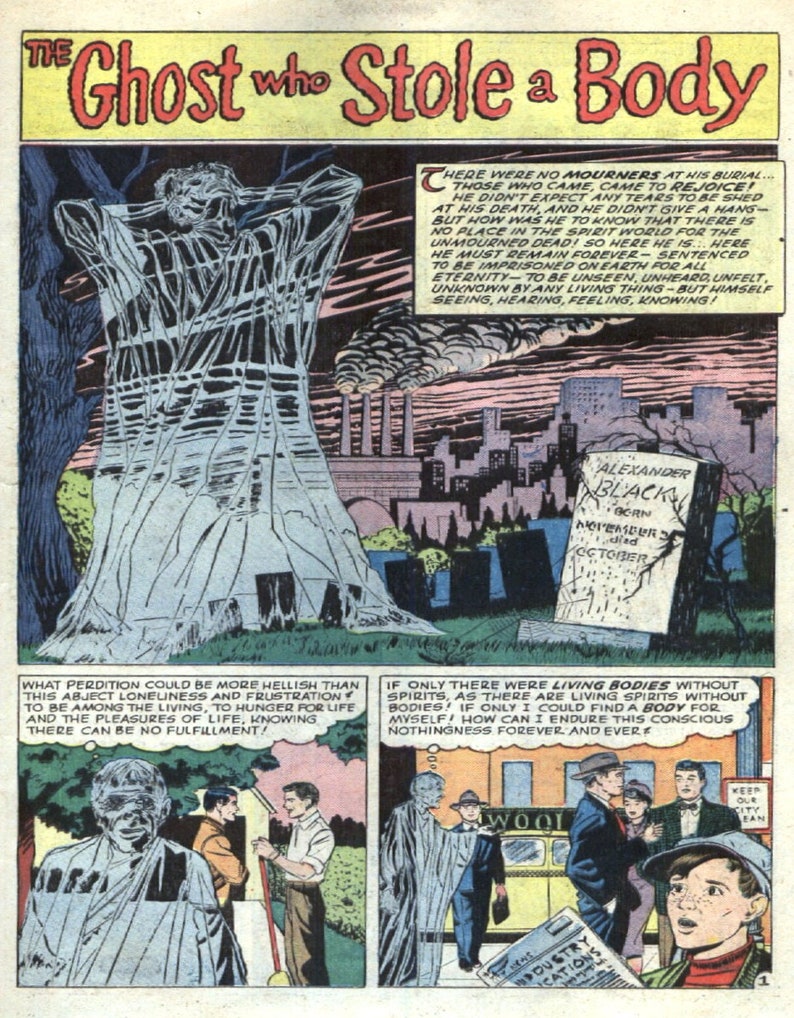 The Beyond 1950s Horror Comics: 30 Supernatural Mystery Issues (PDF) - Etsy