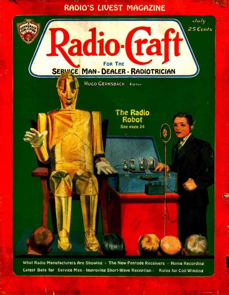 Radio Craft, Radio Electronics, 405 Vintage Radio Magazines 1929 - 1946 ...