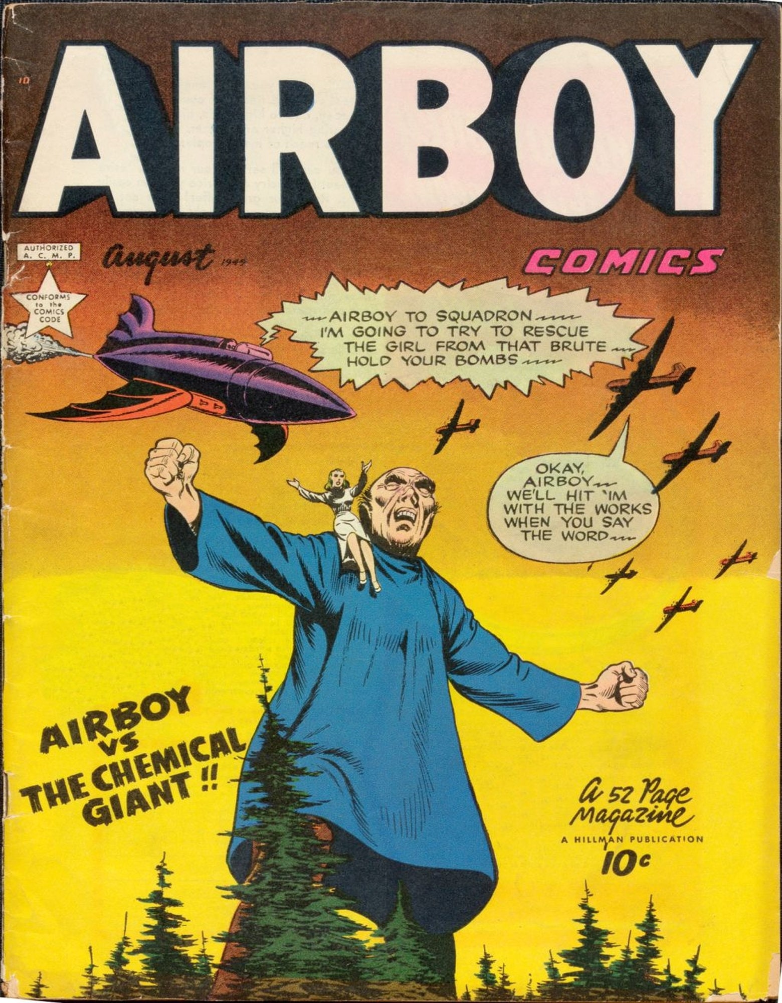 1940s / 1950s Airboy Comic Stories Featured in Air Fighters Comics ...