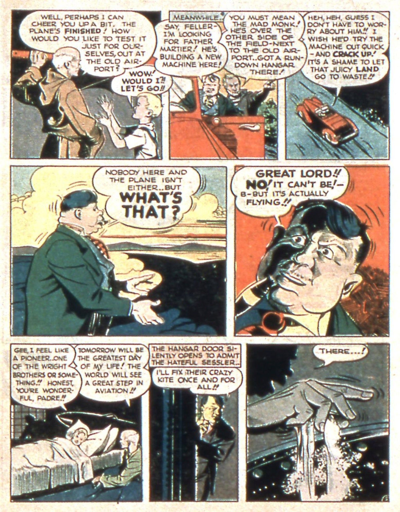 1940s / 1950s Airboy Comic Stories Featured in Air Fighters Comics ...