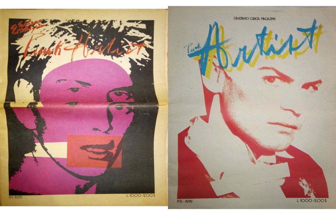 1979 Punk Artist Magazine: Milanese Glam Fashion, Issues 1 & 5 (PDF) - Etsy