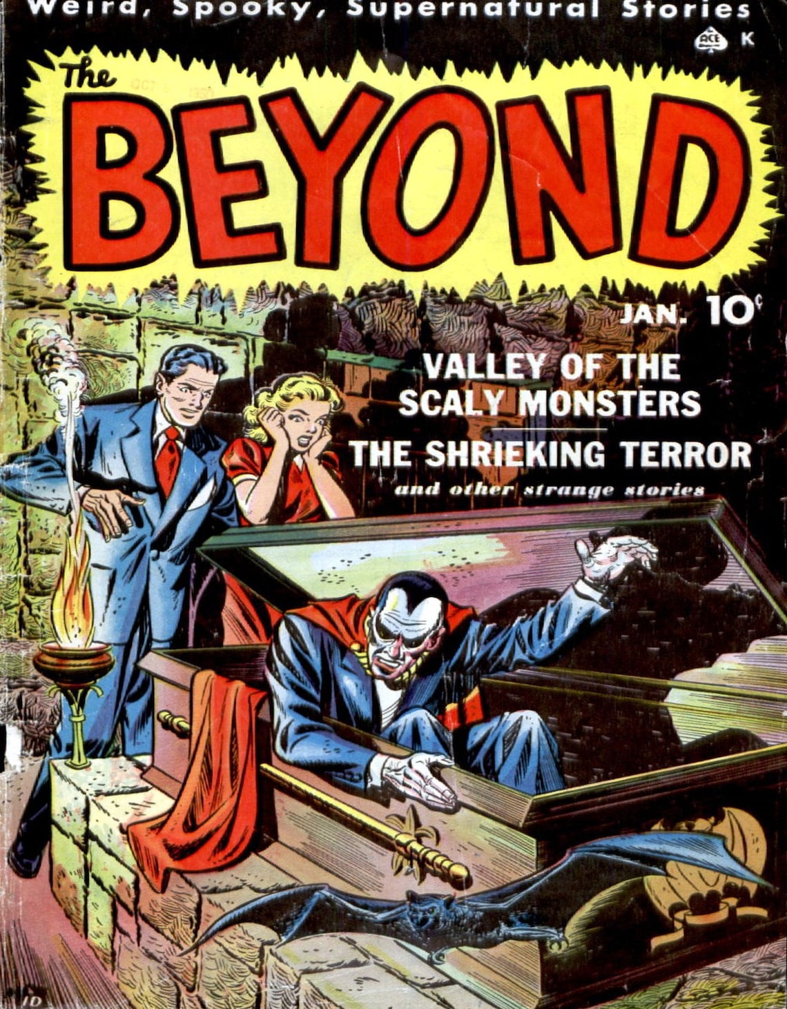 The Beyond 1950s Horror Comics. Supernatural Mystery Stories Ghosts ...