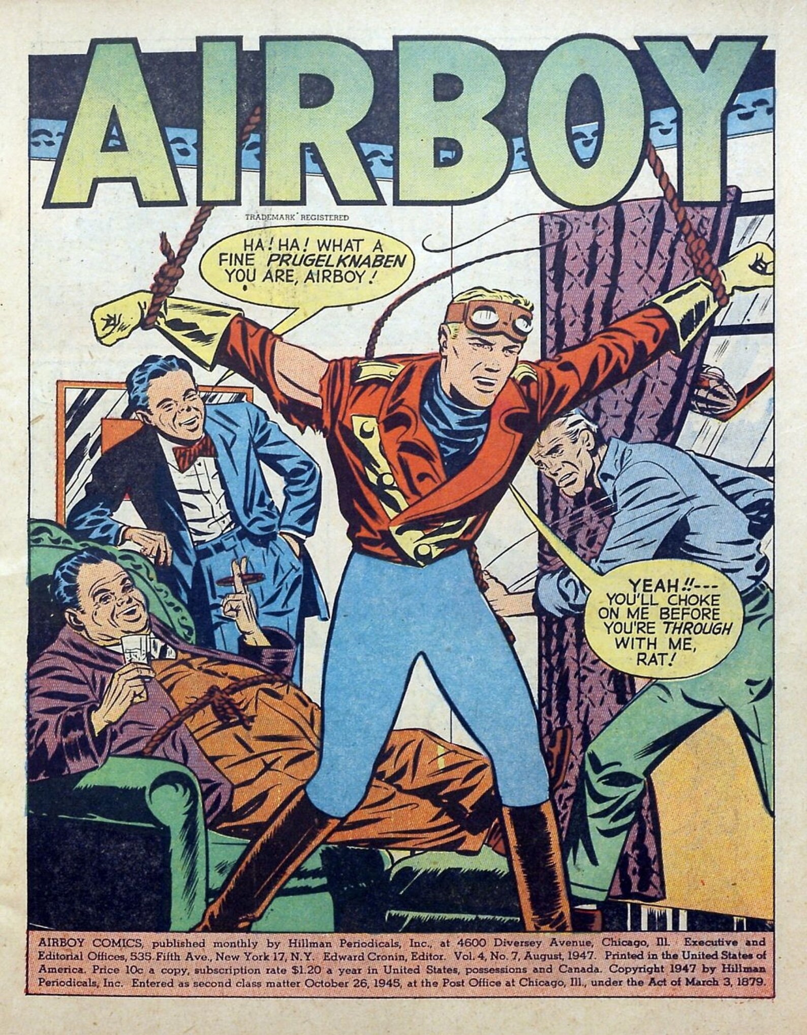 1940s / 1950s Airboy Comic Stories Featured in Air Fighters Comics ...