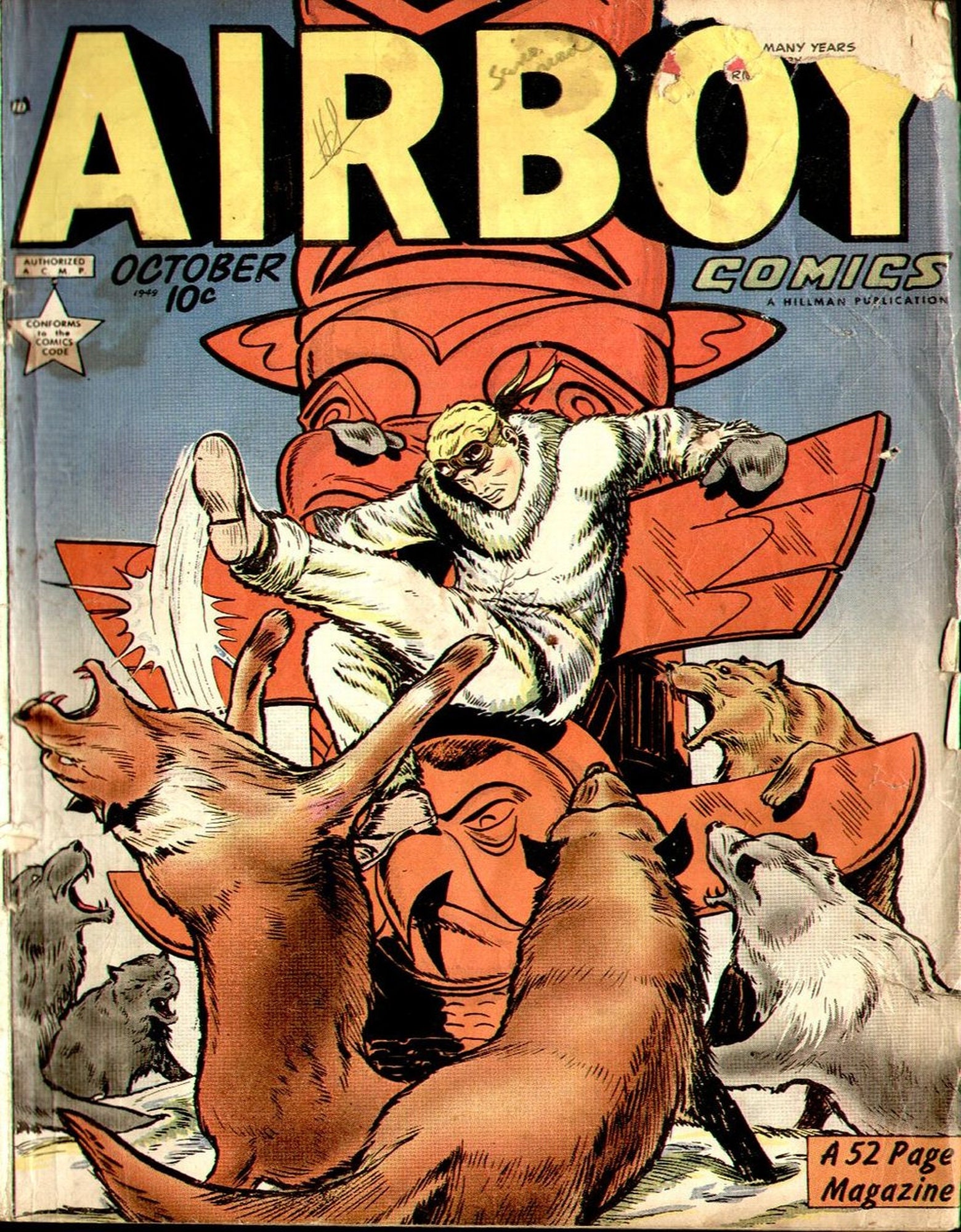 1940s / 1950s Airboy Comic Stories Featured in Air Fighters Comics ...