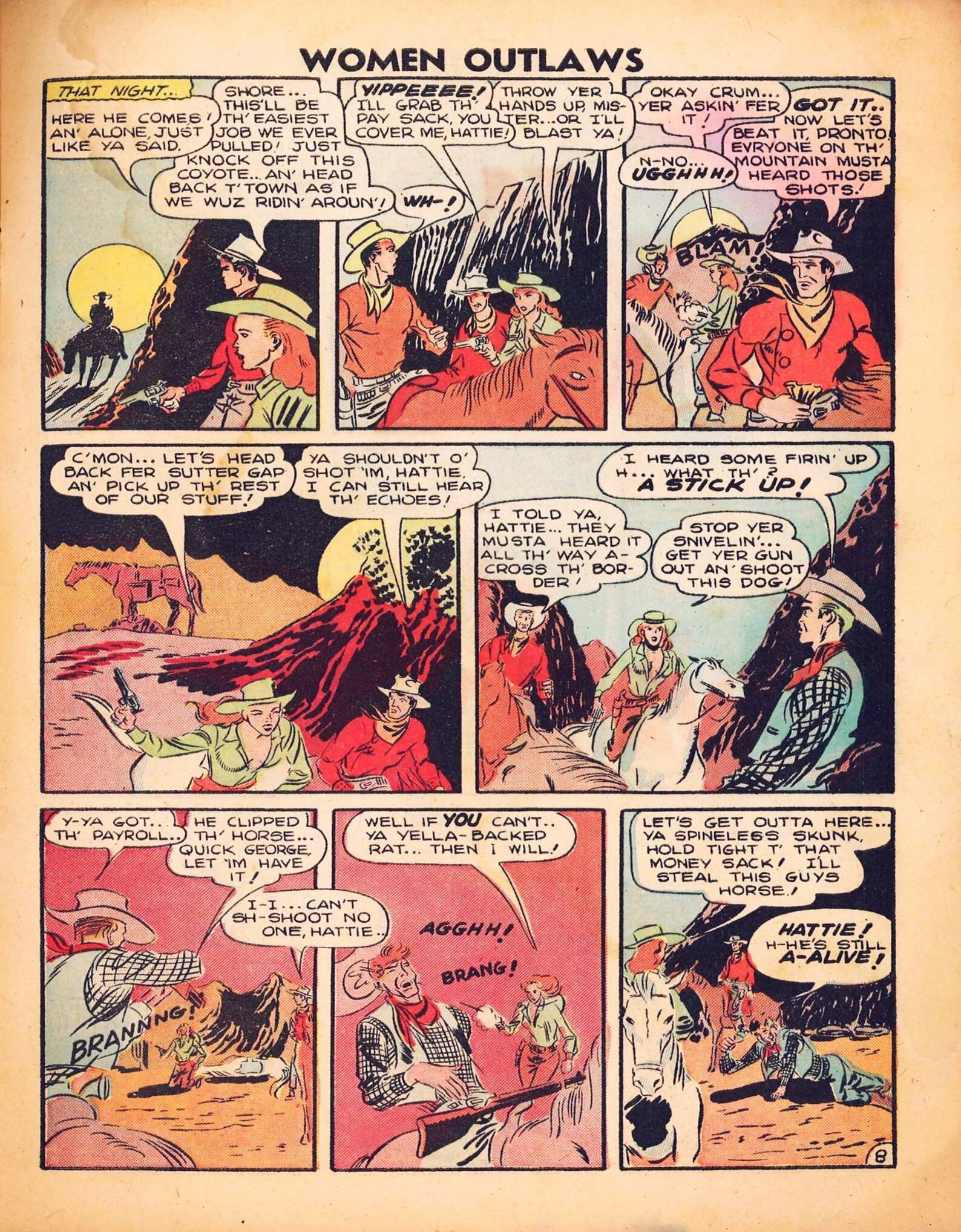 1940s True Crime Comics: Women Outlaws, 21 Issues (PDF) - Etsy