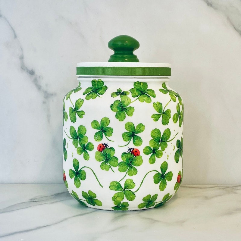 St Patricks Day Jar - Etsy