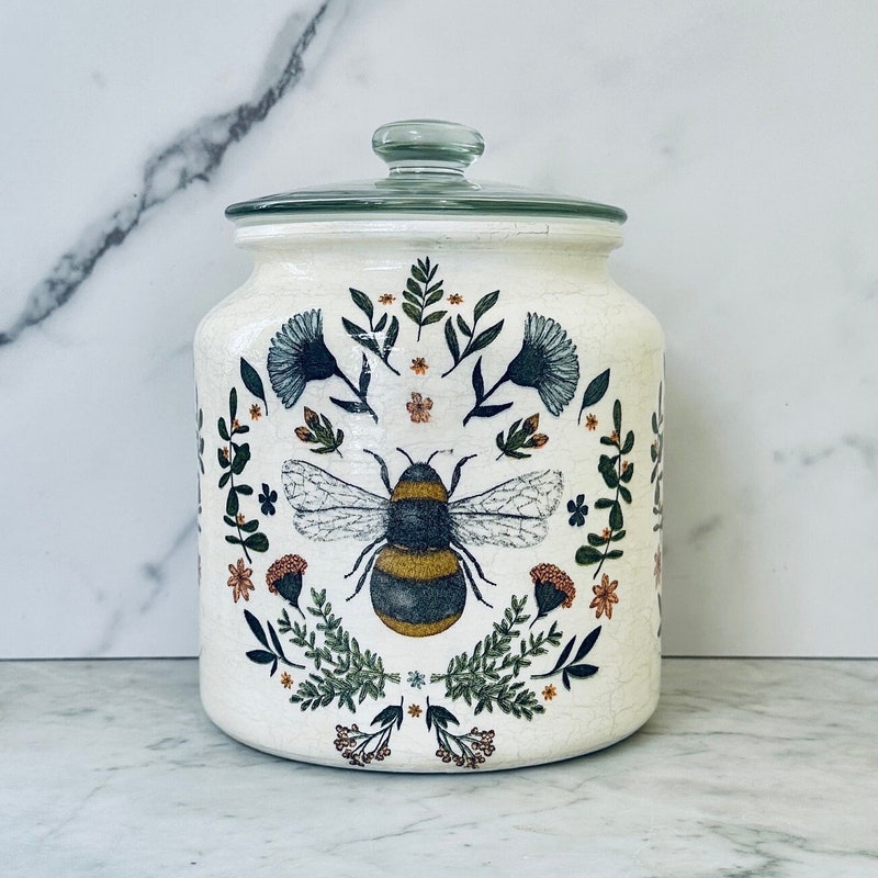 Red Tea Coffee Sugar Jars - Etsy