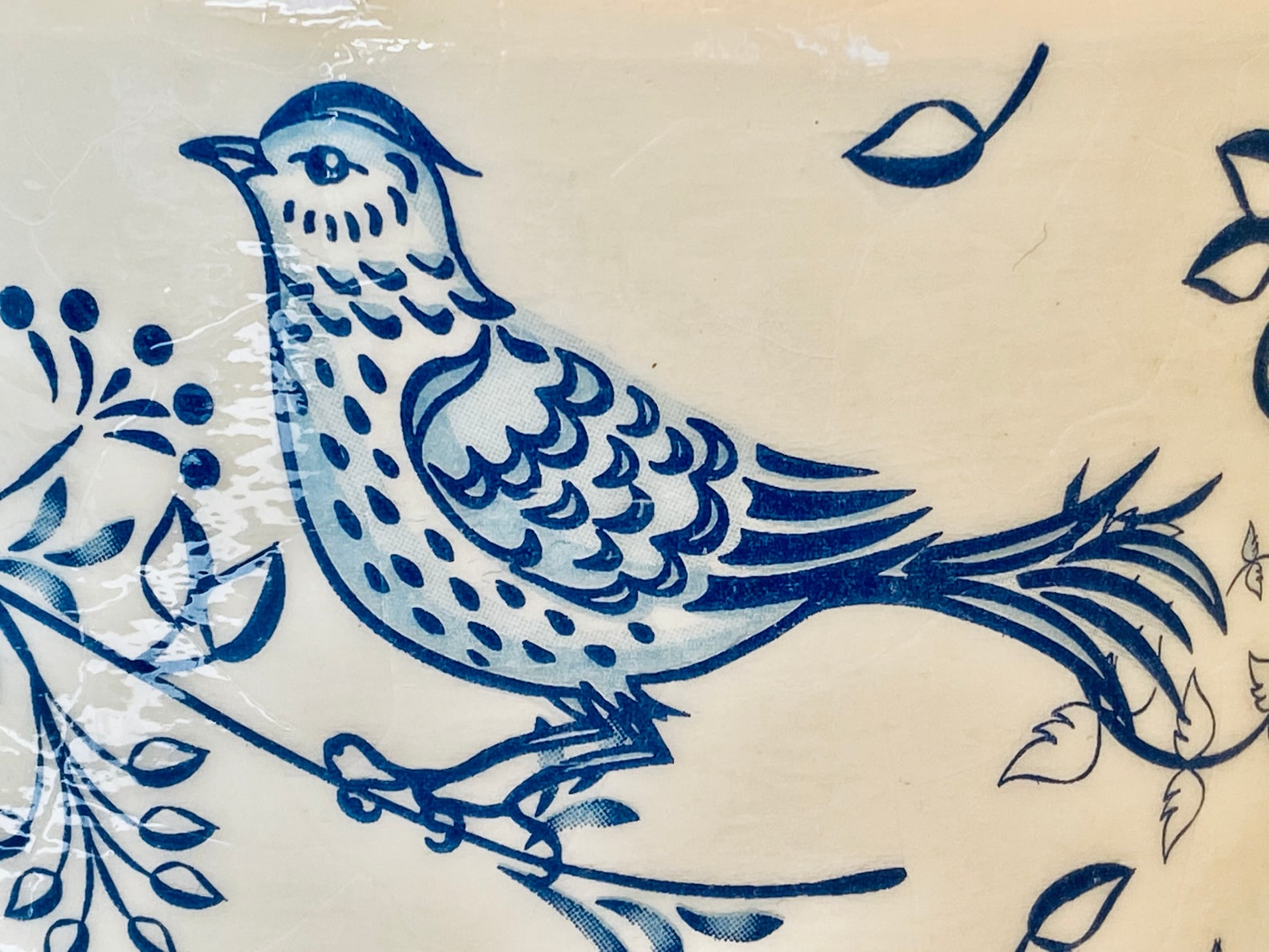 EXTRA LARGE Bluebird Chinoiserie Utensil Holder: French Farmhouse ...