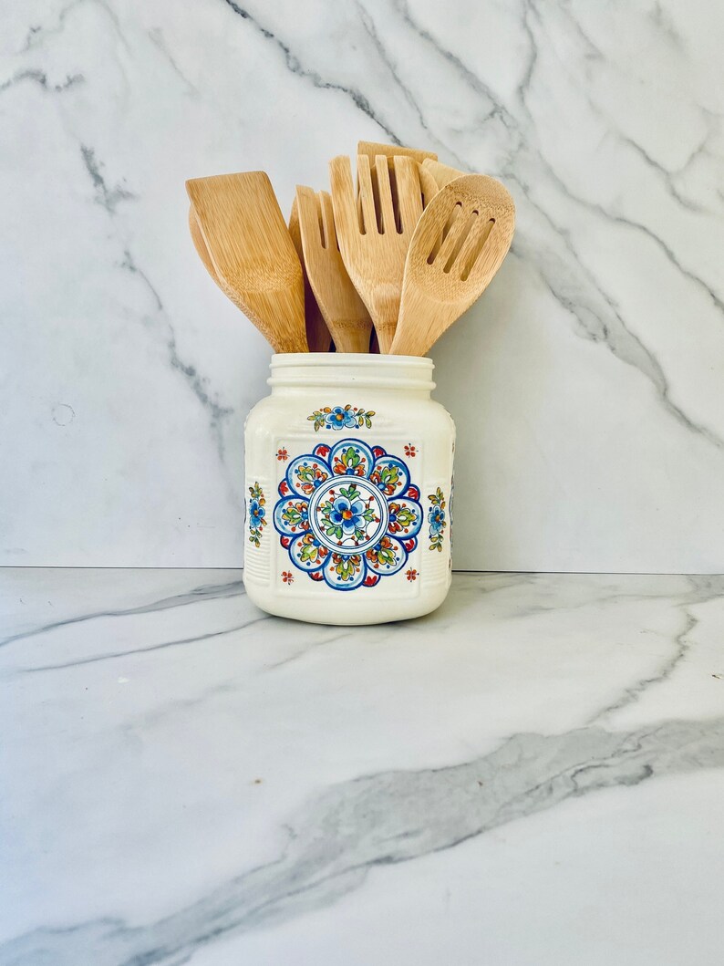 French Farmhouse Kitchen Utensil Holder French Caddy Utensil - Etsy