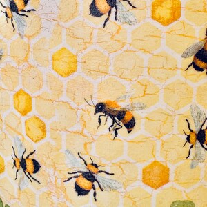 Extra Large Honey Bee/floral Utensil Holder, Honey Bee Caddy, Honey Bee ...