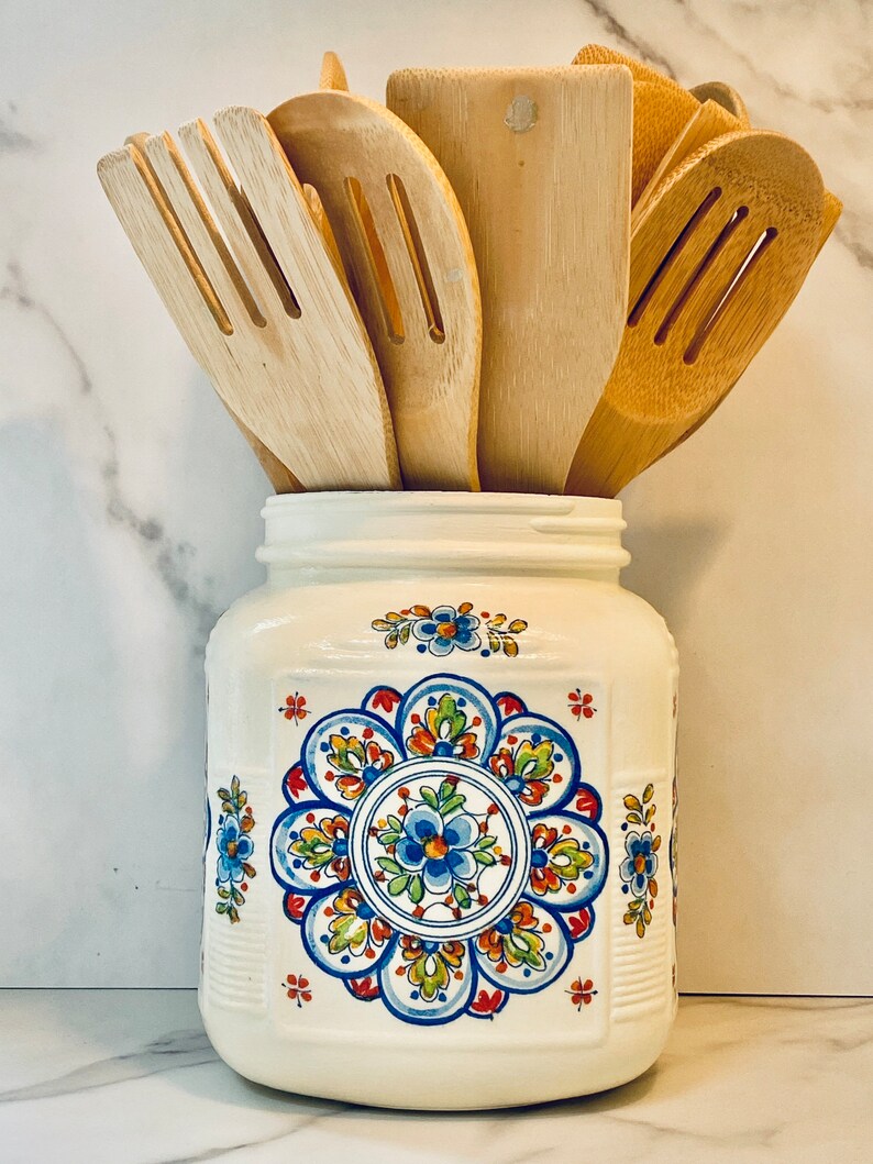 French Farmhouse Kitchen Utensil Holder French Caddy Utensil - Etsy